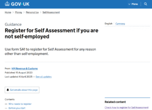 SA1 Form Explained – HMRC Self Assessment Registration & UTR Help